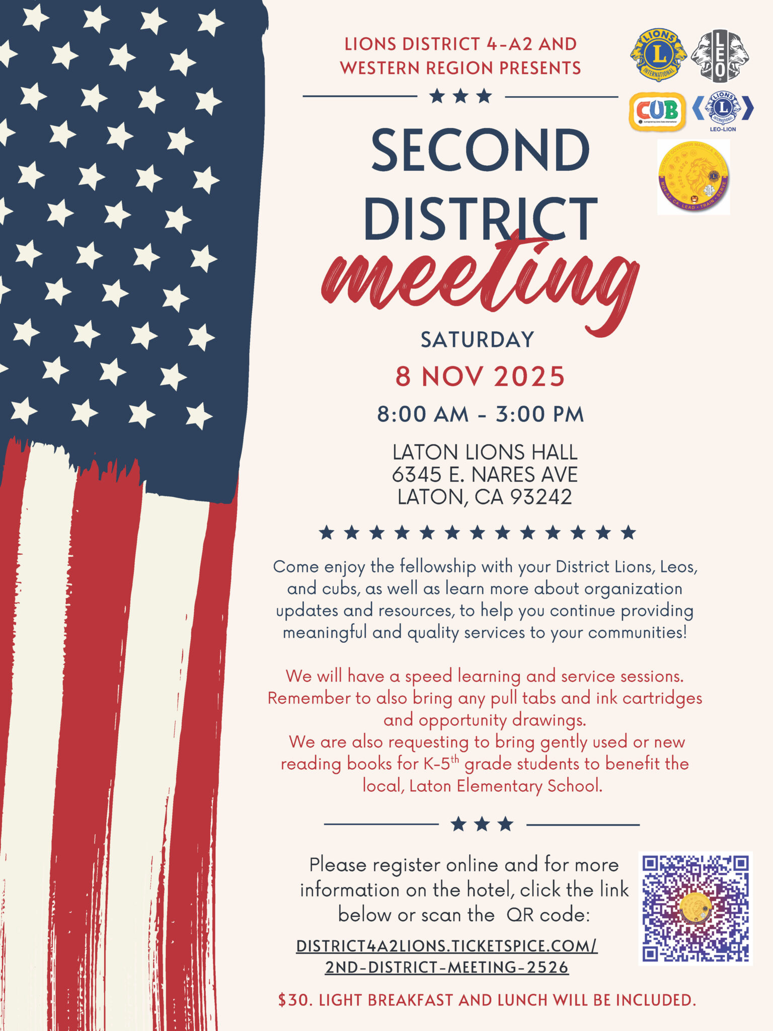 11/8 – District 4-A2 Q2 Meeting – District 4-A2 Lions